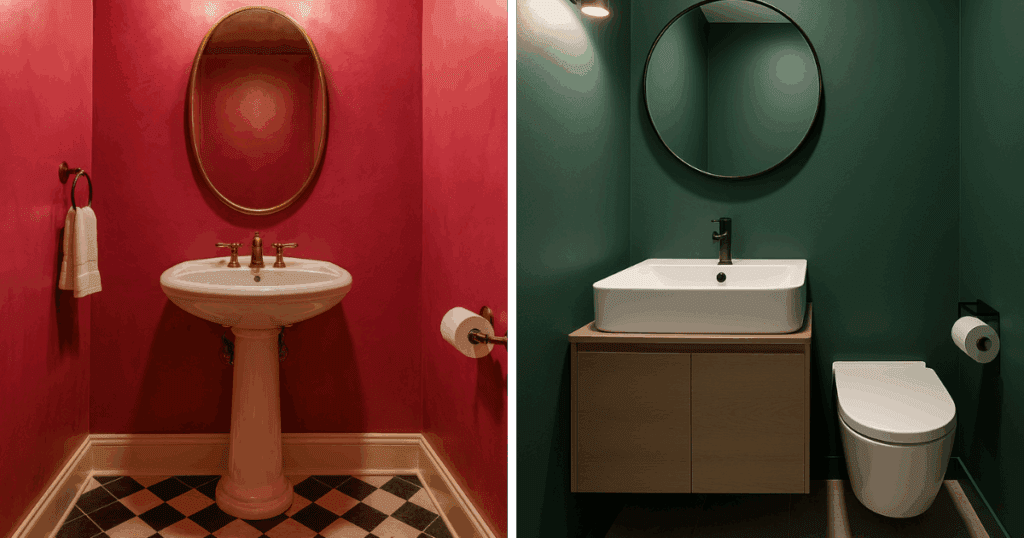 4 Bold Powder Room Paint Colors That Make a Statement